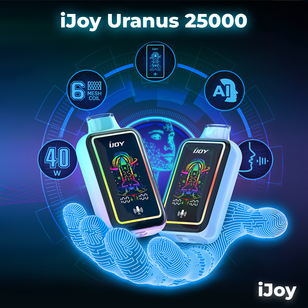 iJoy Uranus 25000: The Future of Smart Vaping – EBcreate