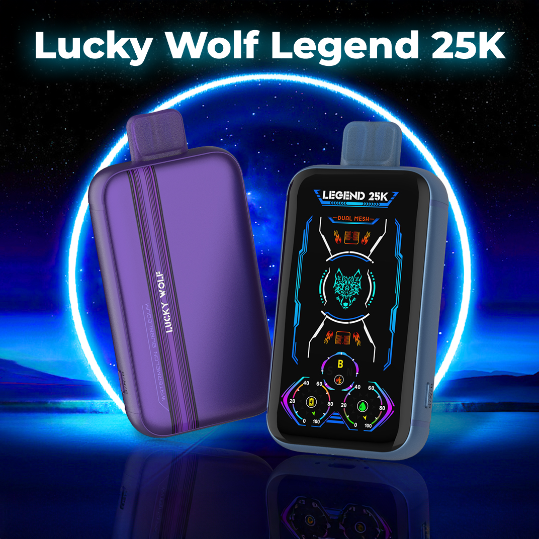 Lucky Wolf Legend 25K: Unmatched Vaping Performance – EBcreate